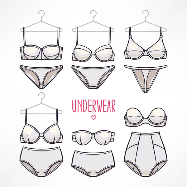 ᐈ Bra drawing stock vectors, Royalty Free bra set sketch illustrations ...