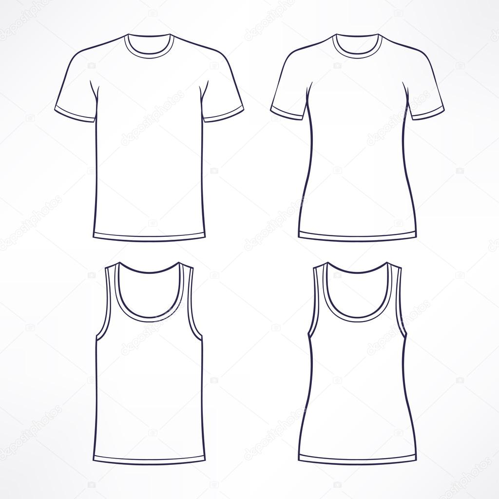 White T Shirts — Stock Vector © Grey Ant 66447621