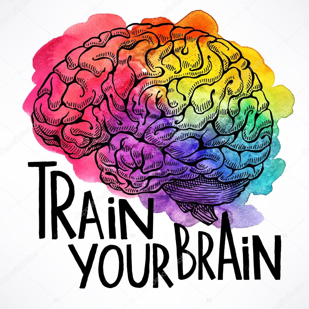 Train your brain — Stock Vector © Grey_ant #85086092 Train your brain — Stock Vector © Grey_ant #85086092