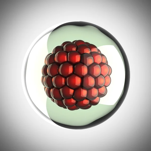 A micro cell scientific illustration - Stock Image - Everypixel