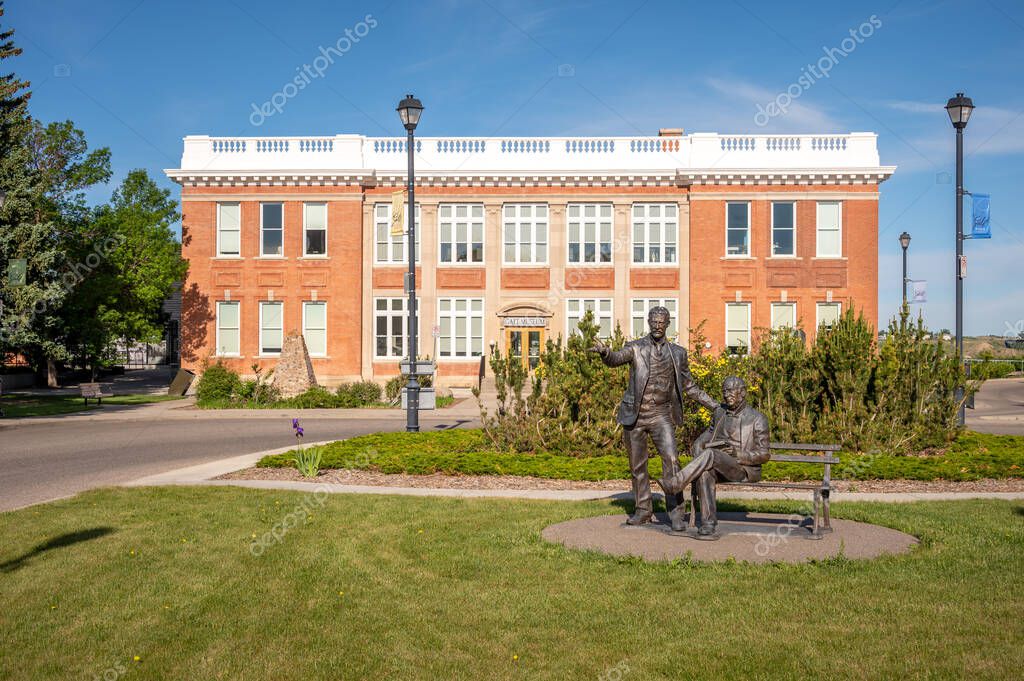 Lethbridge, Alberta - 13 de junio de 2021: La fachada exterior y los ...