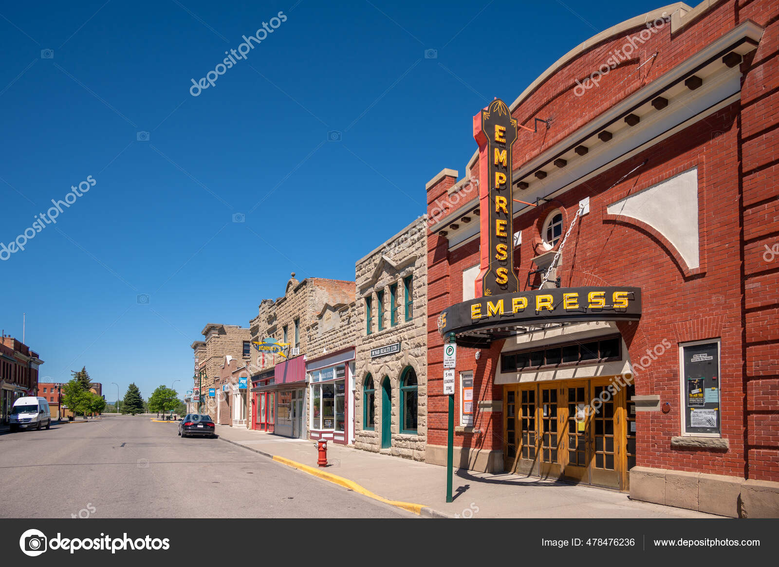 Fort Macleod Alberta June 2021 Historic Building's Heart Fort Mcleod's ...
