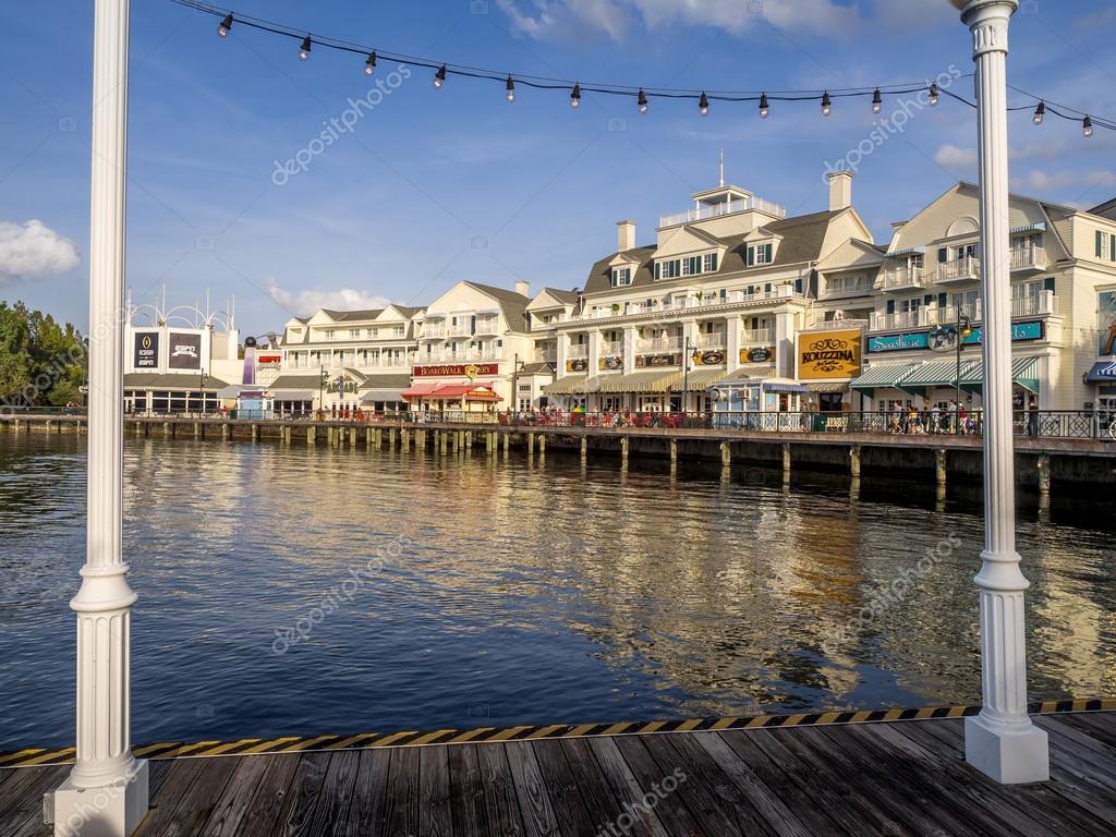 Boardwalk Hotel at Disney World - Epcot Center. – Stock Editorial Photo ...