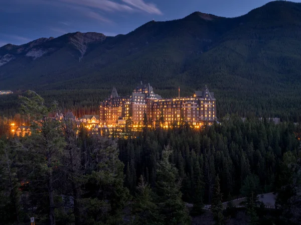 Outdoor pool at the Banff Springs Hotel – Stock Editorial Photo ...