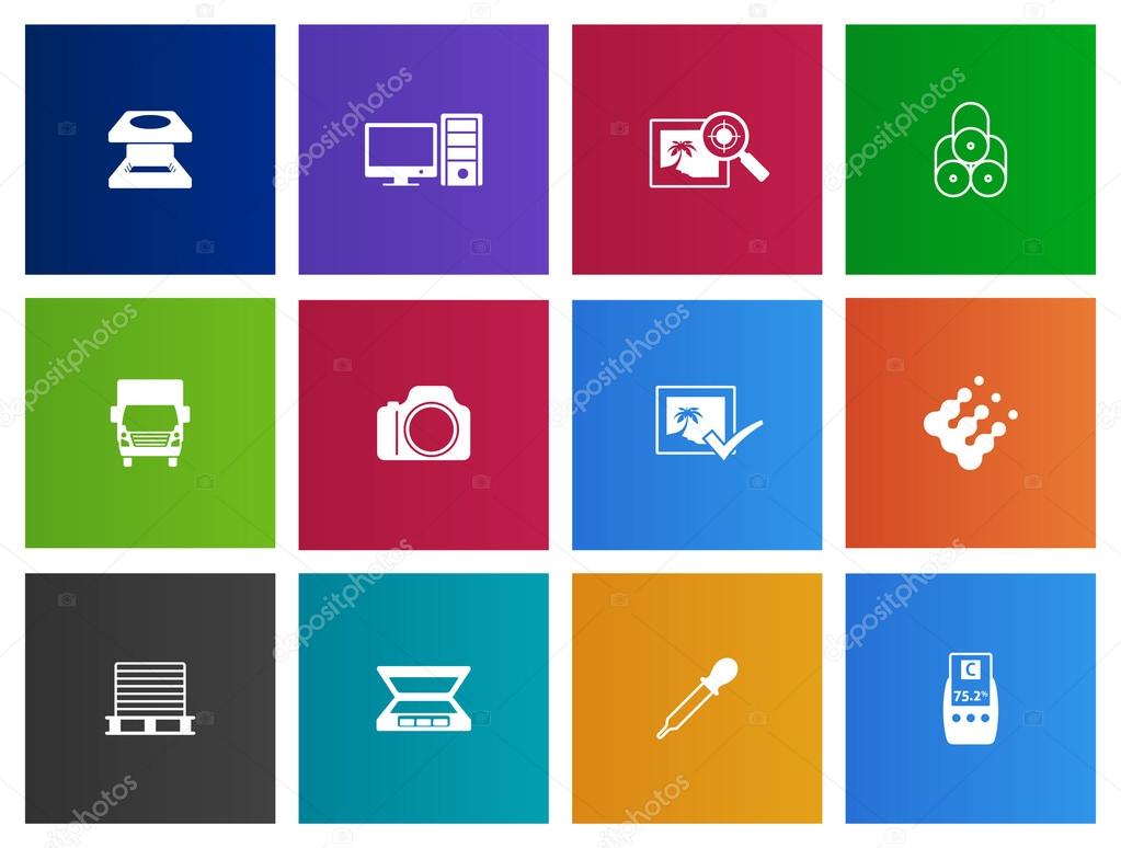 Icons set in Metro style Stock Vector Image by ©puruan #112719358