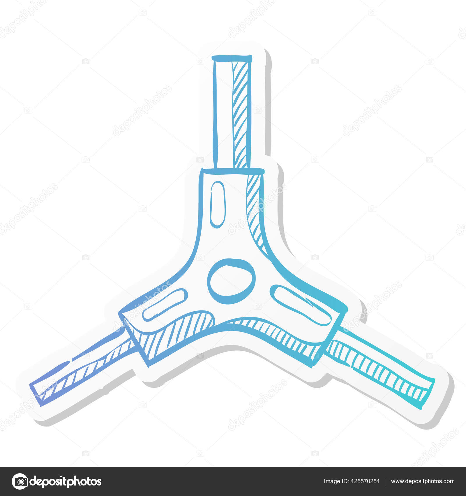 Allen Key Icon Sticker Color Style Sport Transportation Repair ...