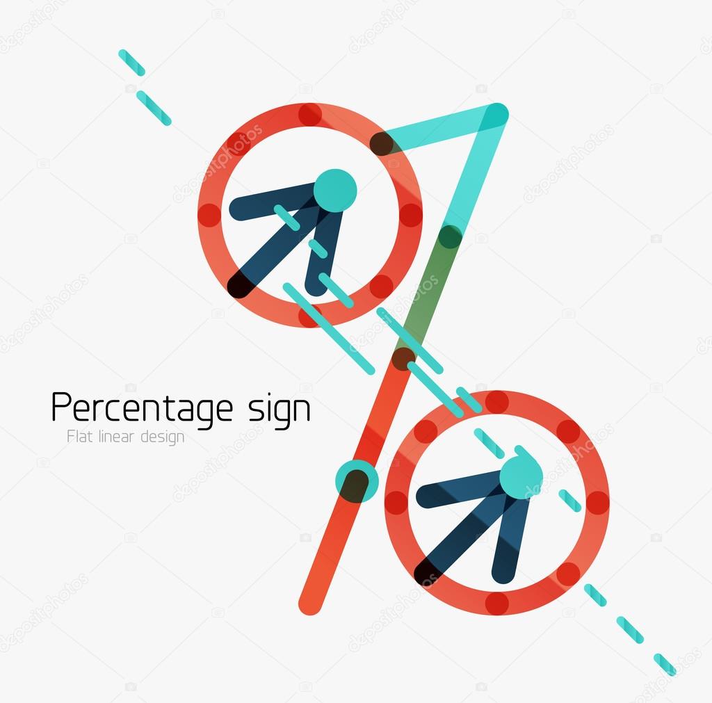 Percentage sign background Stock Vector by ©akomov 102569574