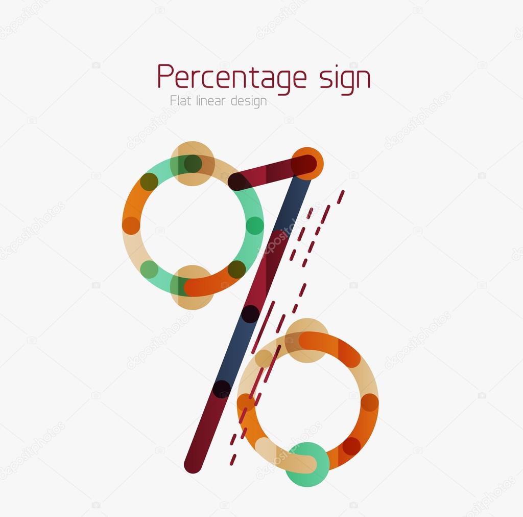 Percentage sign background Stock Vector by ©akomov 103328860