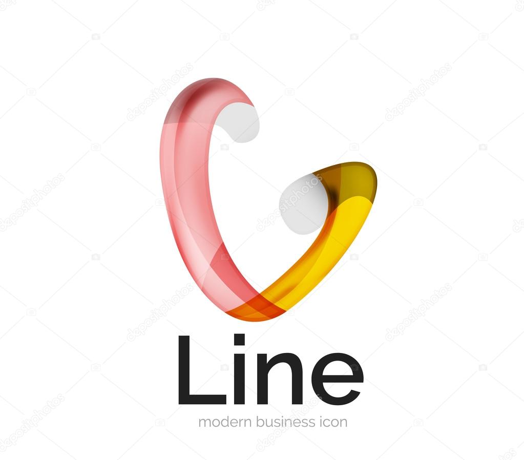 Modern vector ribbon logo Stock Vector Image by ©akomov #103968466