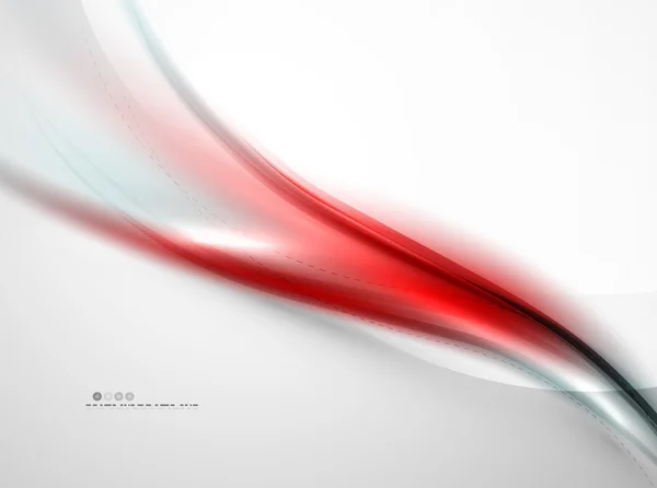 Red wave abstract background — Stock Vector © akomov #106749750