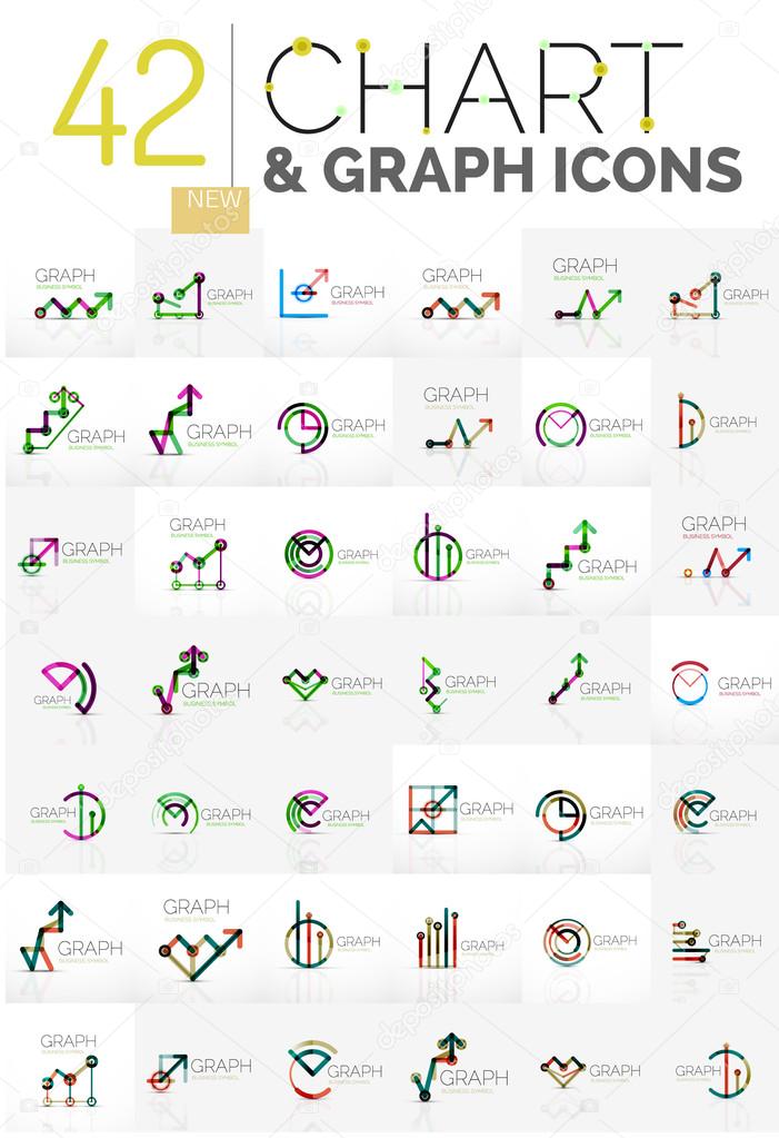 Colección de logotipos gráficos Vector de stock #109297186 de ©akomov