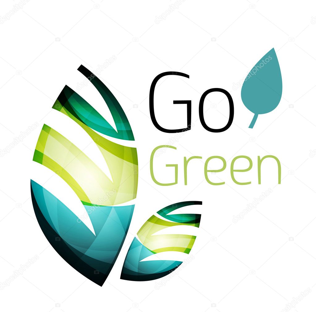 Go green nature concept Stock Vector by ©akomov 112042052