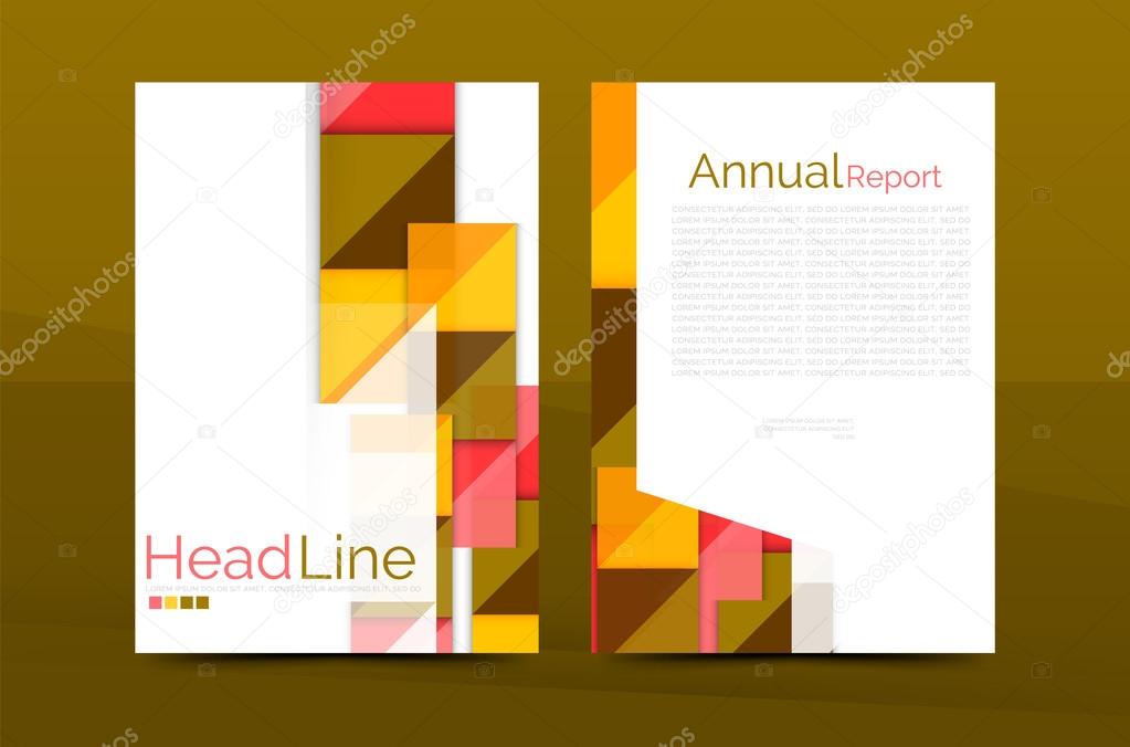 A4 front page business identity Stock Vector by ©akomov 114656184