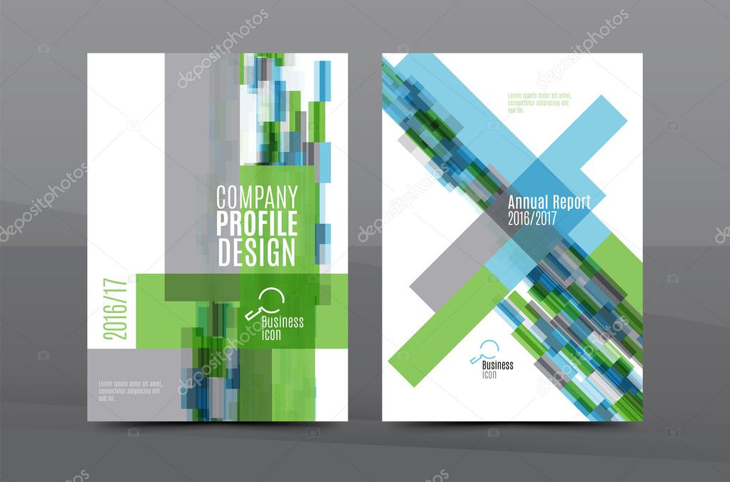 Annual Report A4 page cover Stock Vector by ©akomov 115353030