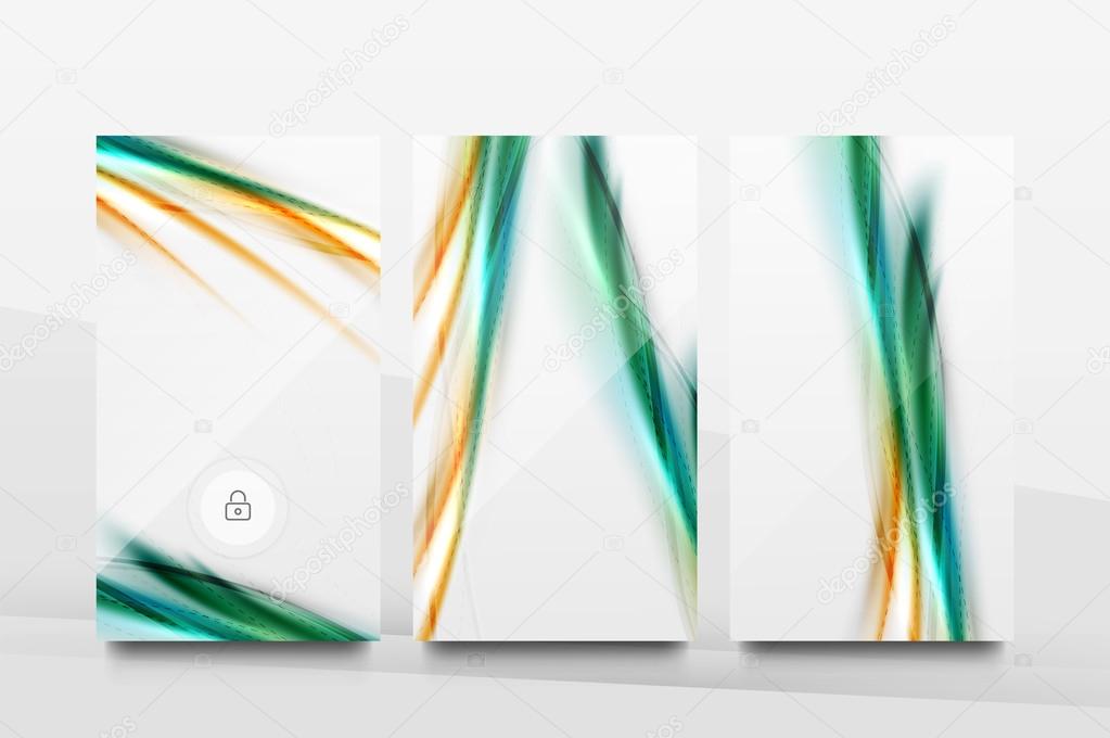 Mobile application interface background design Stock Vector by ©akomov ...