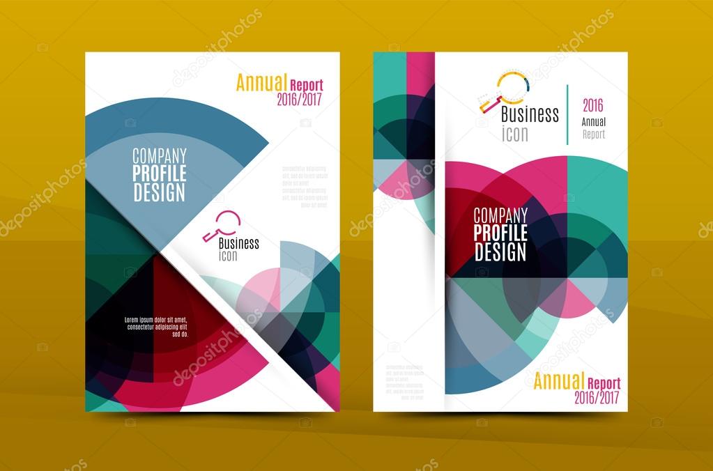 Geometric design A4 size cover print template Stock Vector Image by ...