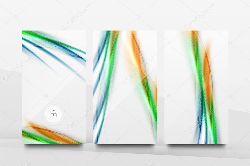 Mobile application interface background design Stock Vector by ©akomov ...