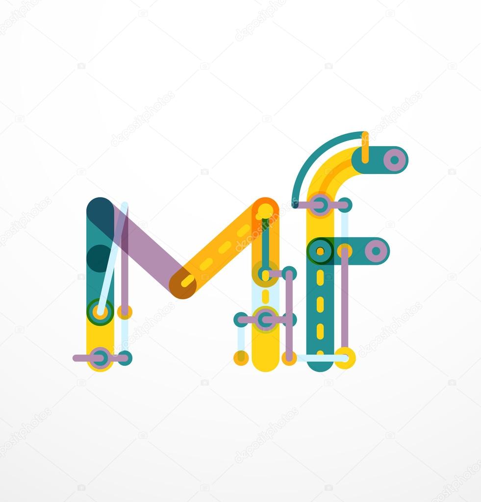 Vector letter logo Stock Vector by ©akomov #117054026