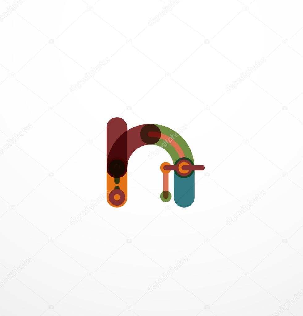 Vector letter logo Stock Vector by ©akomov 118011744