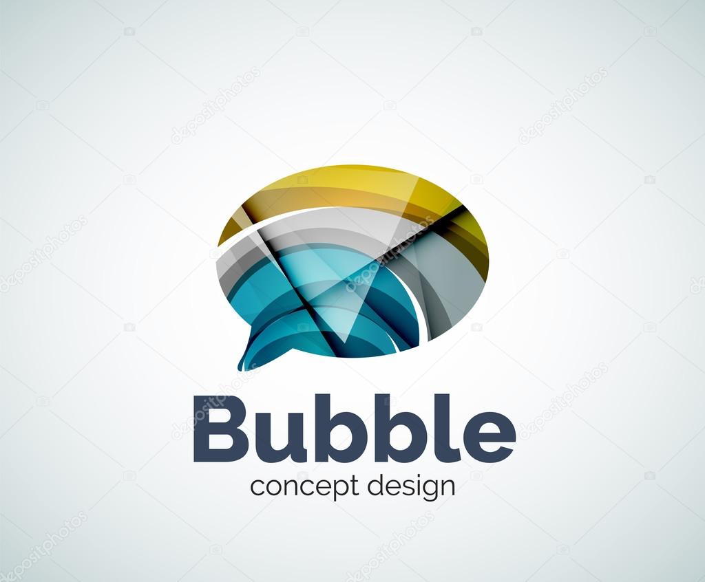 Bubble logo template Stock Vector by ©akomov 119541080