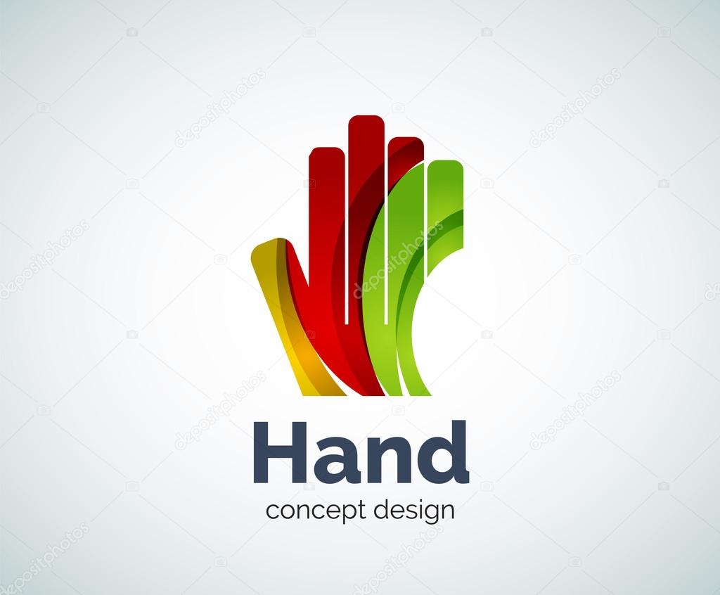 Modèle de logo main Vecteur par ©akomov 119795472