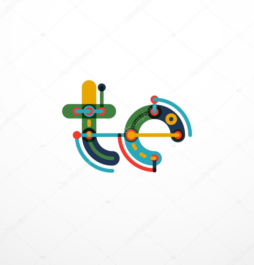 Vector letter logo Stock Vector by ©akomov 120454500