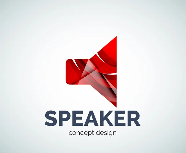Speaker logo business branding icon - Stock Image - Everypixel