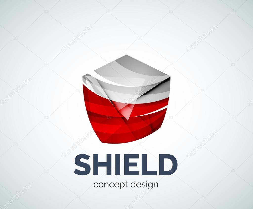 Shield logo business branding icon Stock Vector Image by ©akomov #120632122