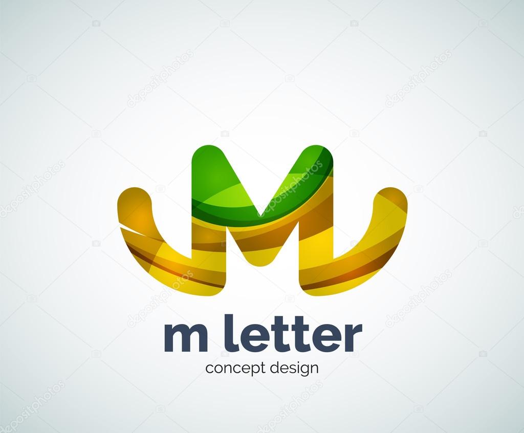 Letra M logo Vector de stock por ©akomov 120974248