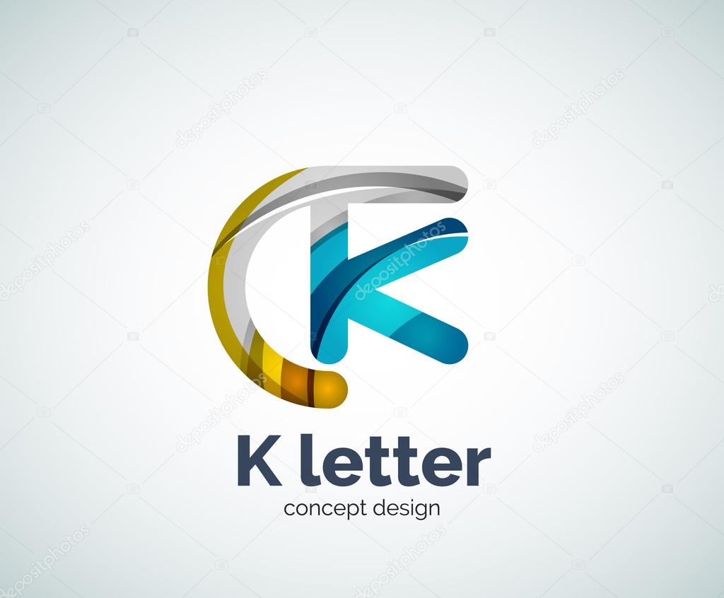 Letra K logo Vector de stock #121317998 de ©akomov