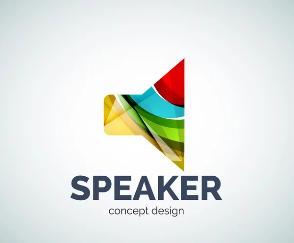 Speaker logo business branding icon - Stock Image - Everypixel