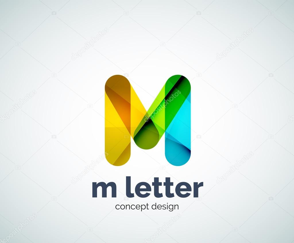 Letra M logo Vector de stock #121434052 de ©akomov