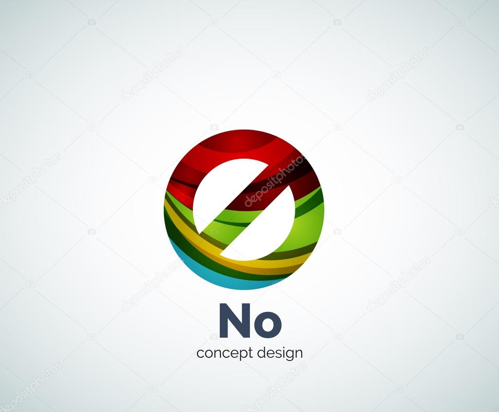 Vector no concept, prohibition logo template Stock Vector by ©akomov ...