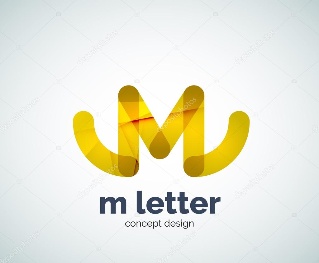 Letra M logo Vector de stock #123879110 de ©akomov