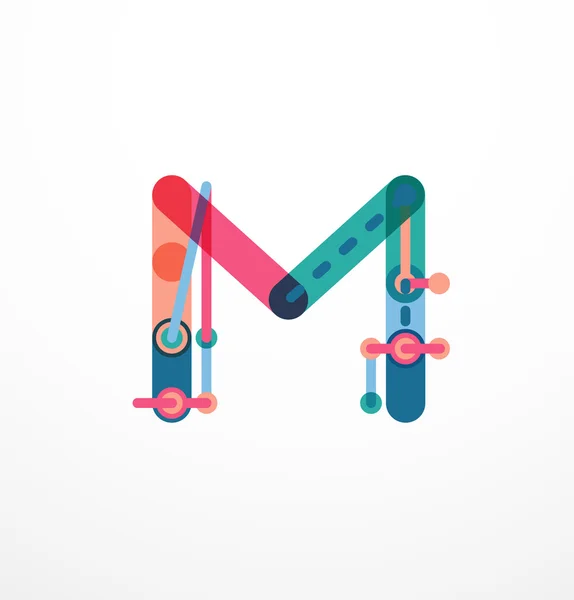 Alfabeto m logo Imágenes Vectoriales, Gráfico Vectorial de Alfabeto m ...