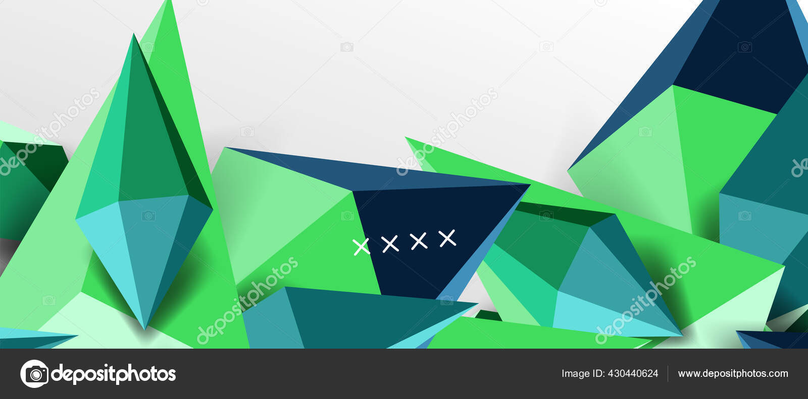 3d low poly abstract shape background vector illustration Stock Vector ...