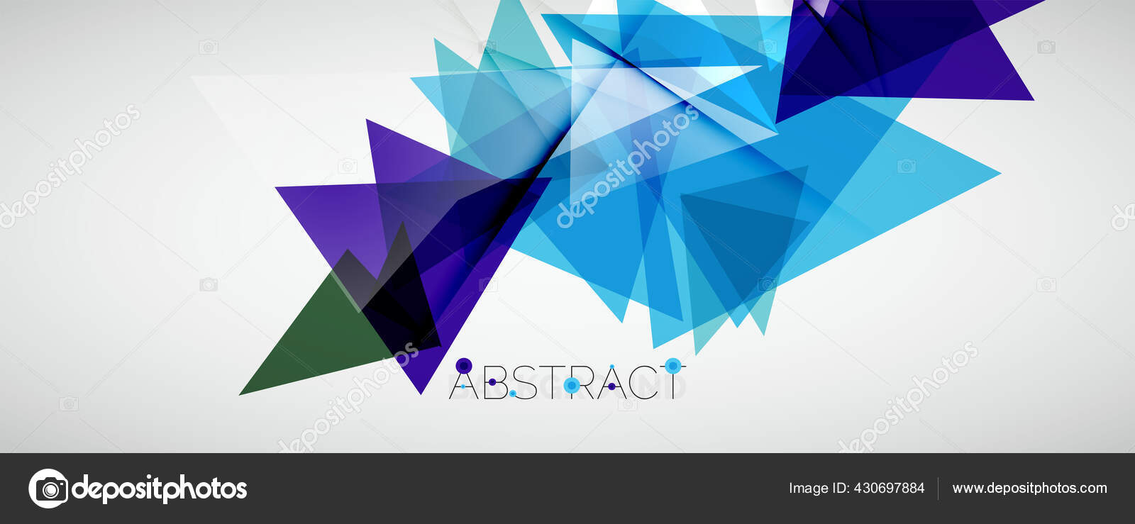 Geometric abstract background. Color triangle shapes. Vector ...