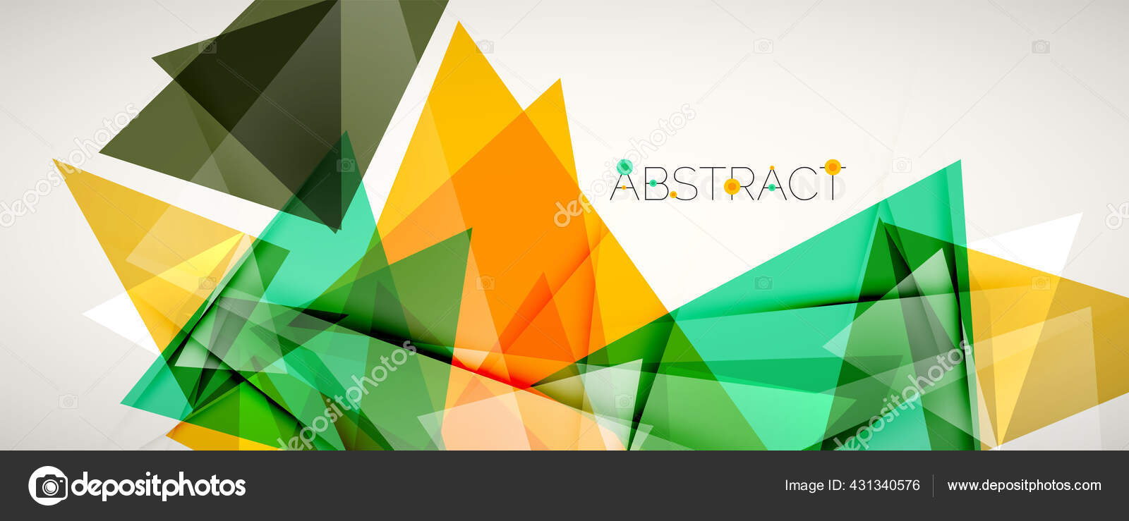 Geometric abstract background. Color triangle shapes. Vector ...
