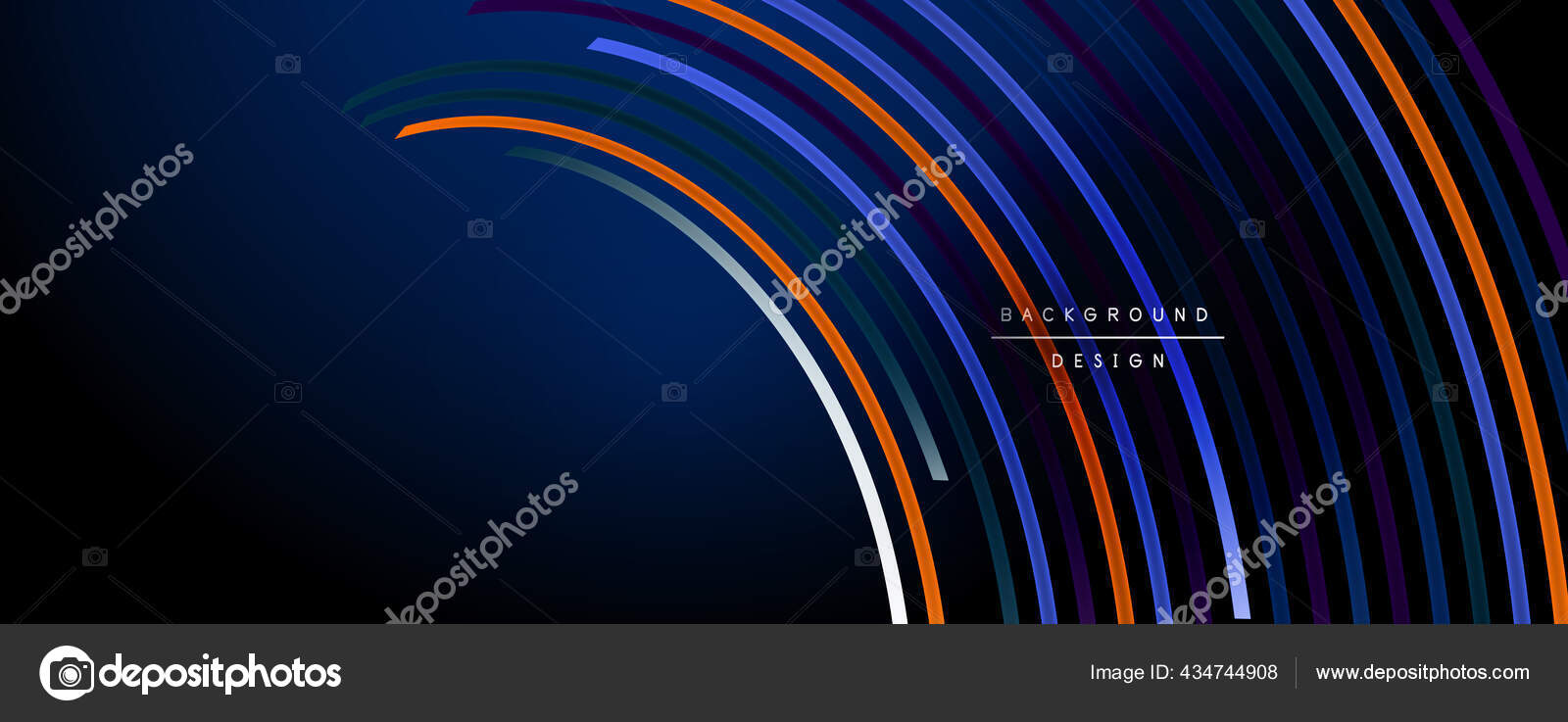 Abstract colorful lines vector background. Internet, big data and ...