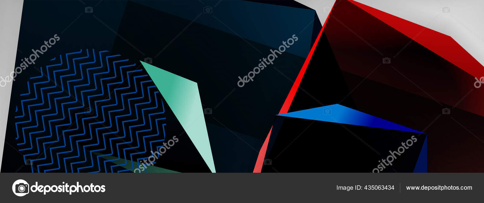 Low poly 3d geometric shapes, minimal abstract background. Vector ...