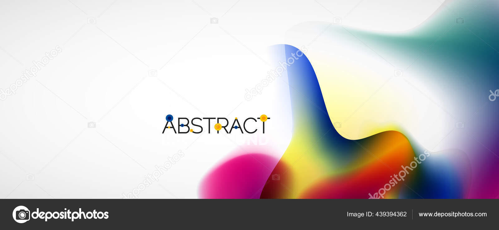 Fluid color gradient abstract background, trendy colorful wallpaper ...