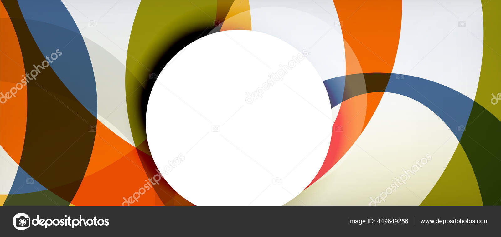 Ring geometric shapes, o letter repetition wallpaper. Abstract ...
