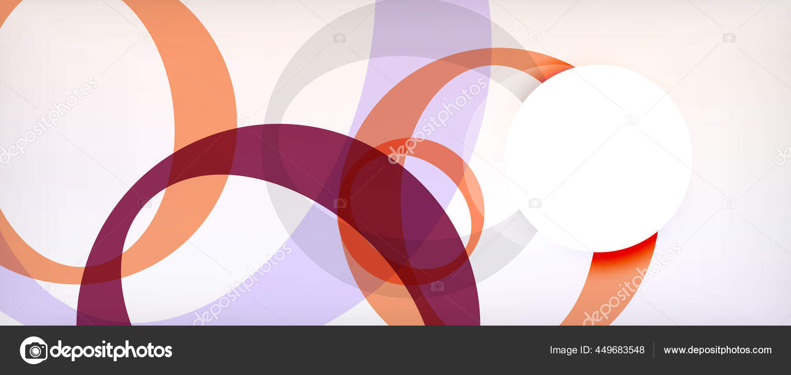 Ring geometric shapes, o letter repetition wallpaper. Abstract ...