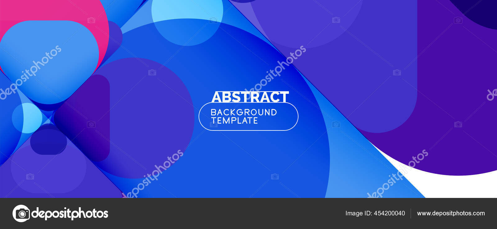 Modern geometric round shapes and dynamic lines, abstract background ...