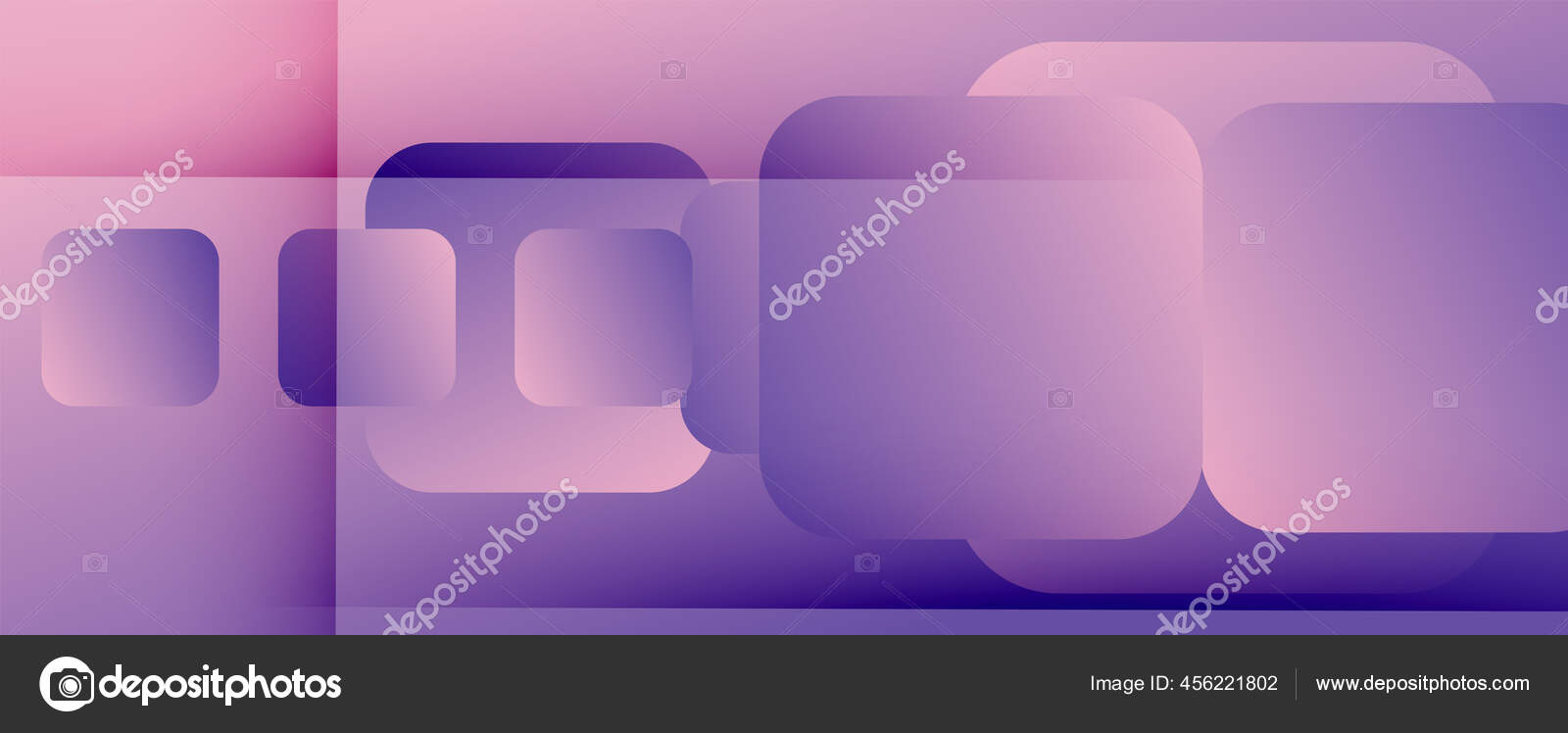Square shapes composition geometric abstract background. 3D shadow ...