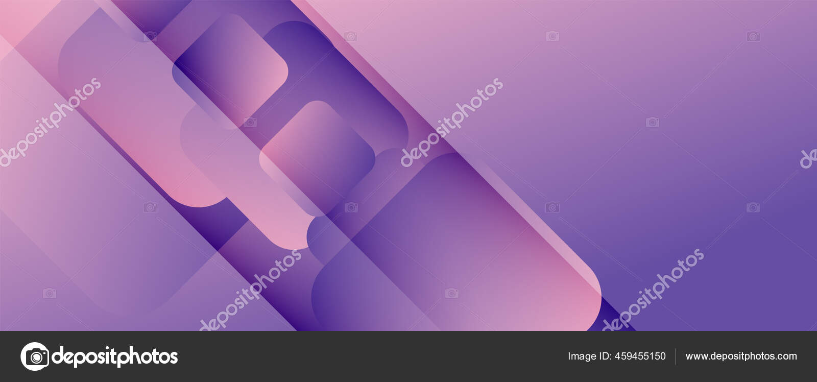 Bentuk persegi menyusun latar belakang abstrak geometris. Efek bayangan ...