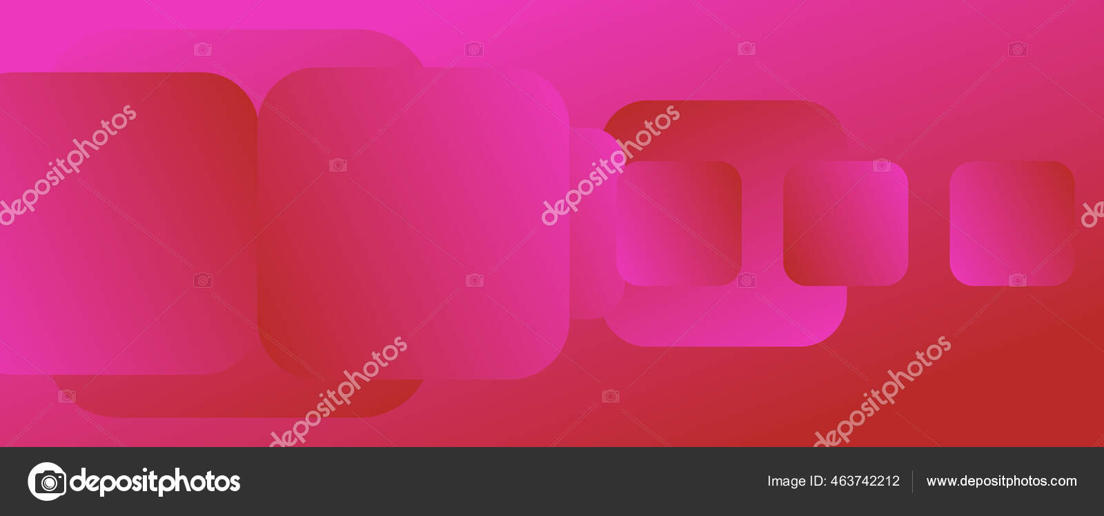 Bentuk persegi menyusun latar belakang abstrak geometris. Efek bayangan ...