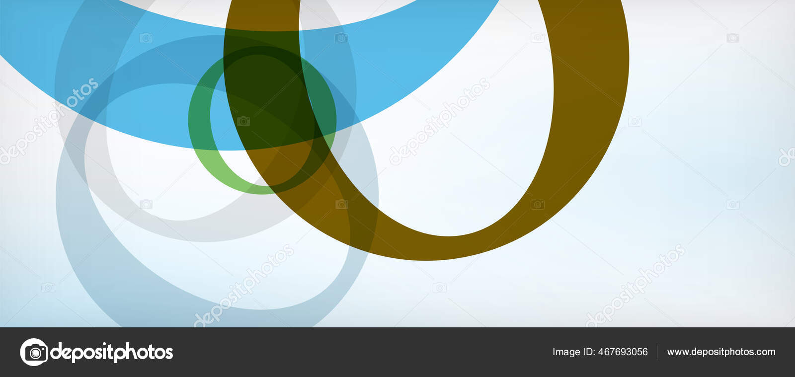 Ring geometric shapes, o letter repetition wallpaper. Abstract ...