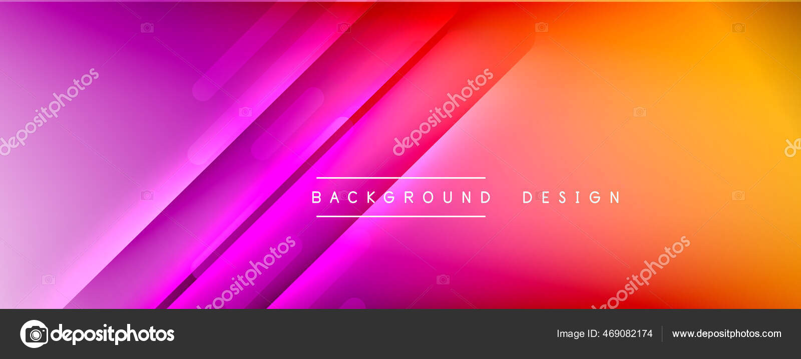 Dynamic lines abstract background. 3D shadow effects and fluid gradients. Modern overlapping ...