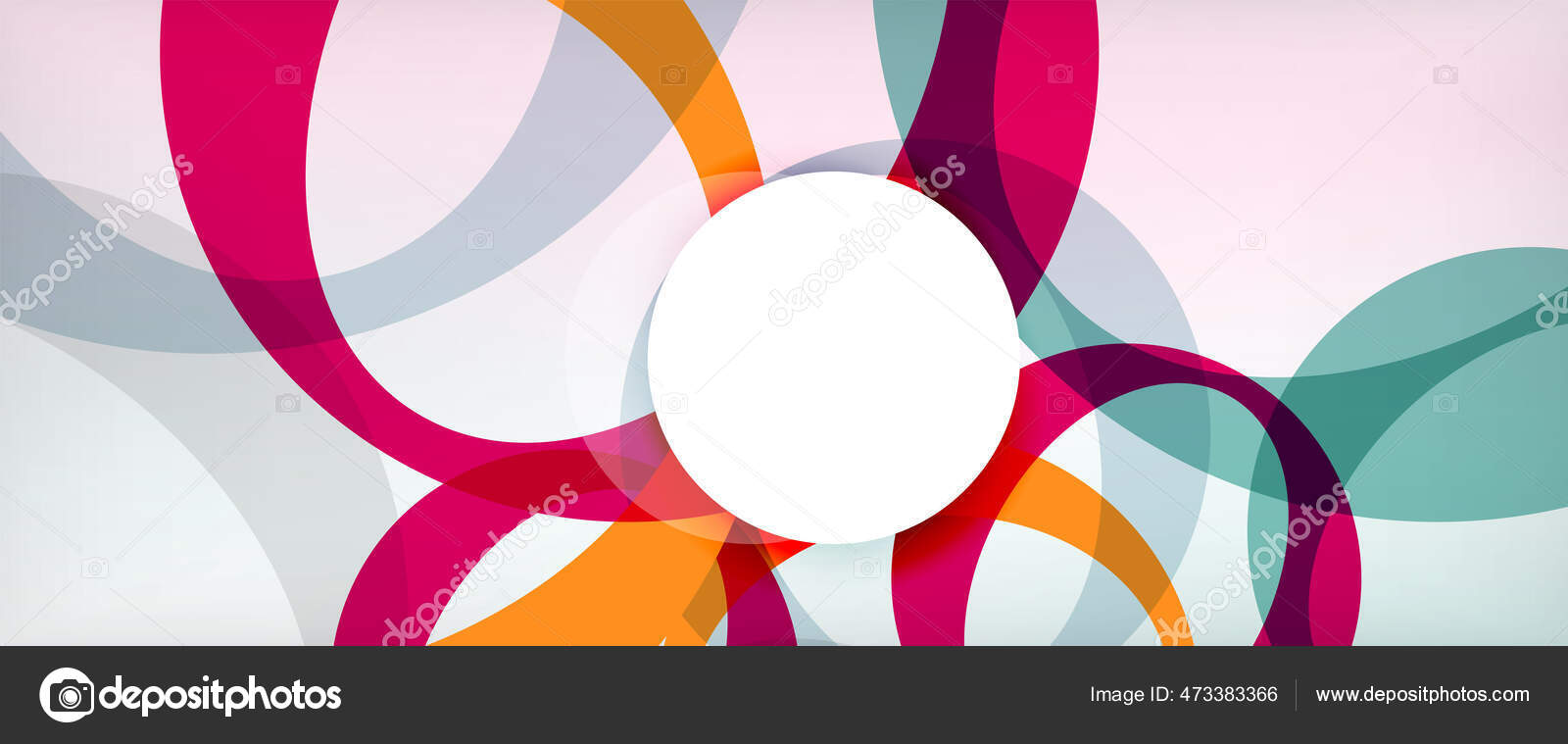 Ring geometric shapes, o letter repetition wallpaper. Abstract ...